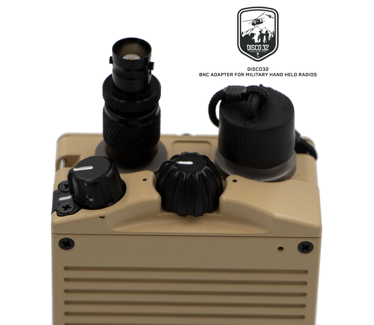 Black Mil Radio QD Adapter – DISCO32